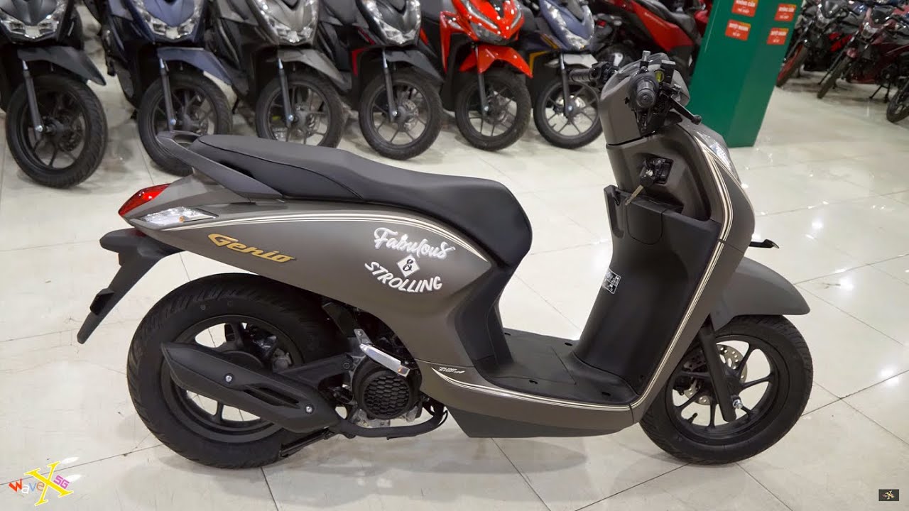 Honda GENIO 110i Facelift 2022 - Nâu Nhám - Walkaround [4K60P] - YouTube