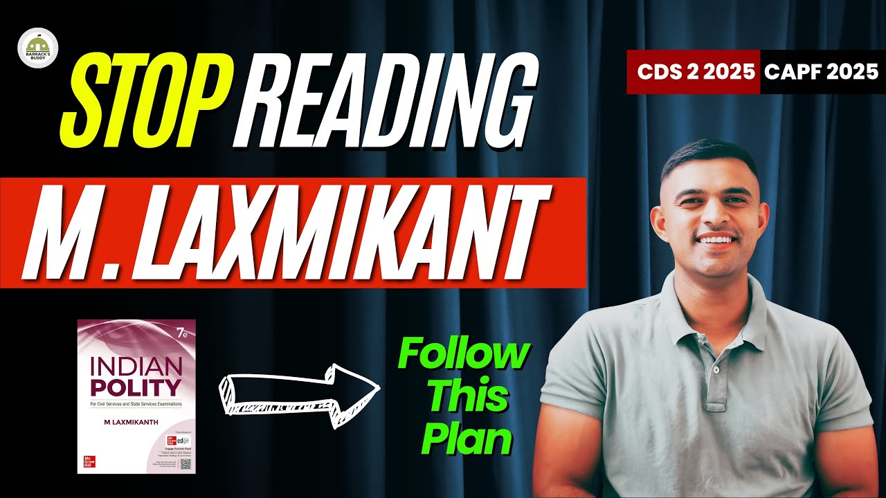 Polity Most Asked Topics List - CDS 2 2025 | CAPF 2025 - YouTube