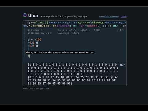 Uiua for absolute beginners #1 - YouTube