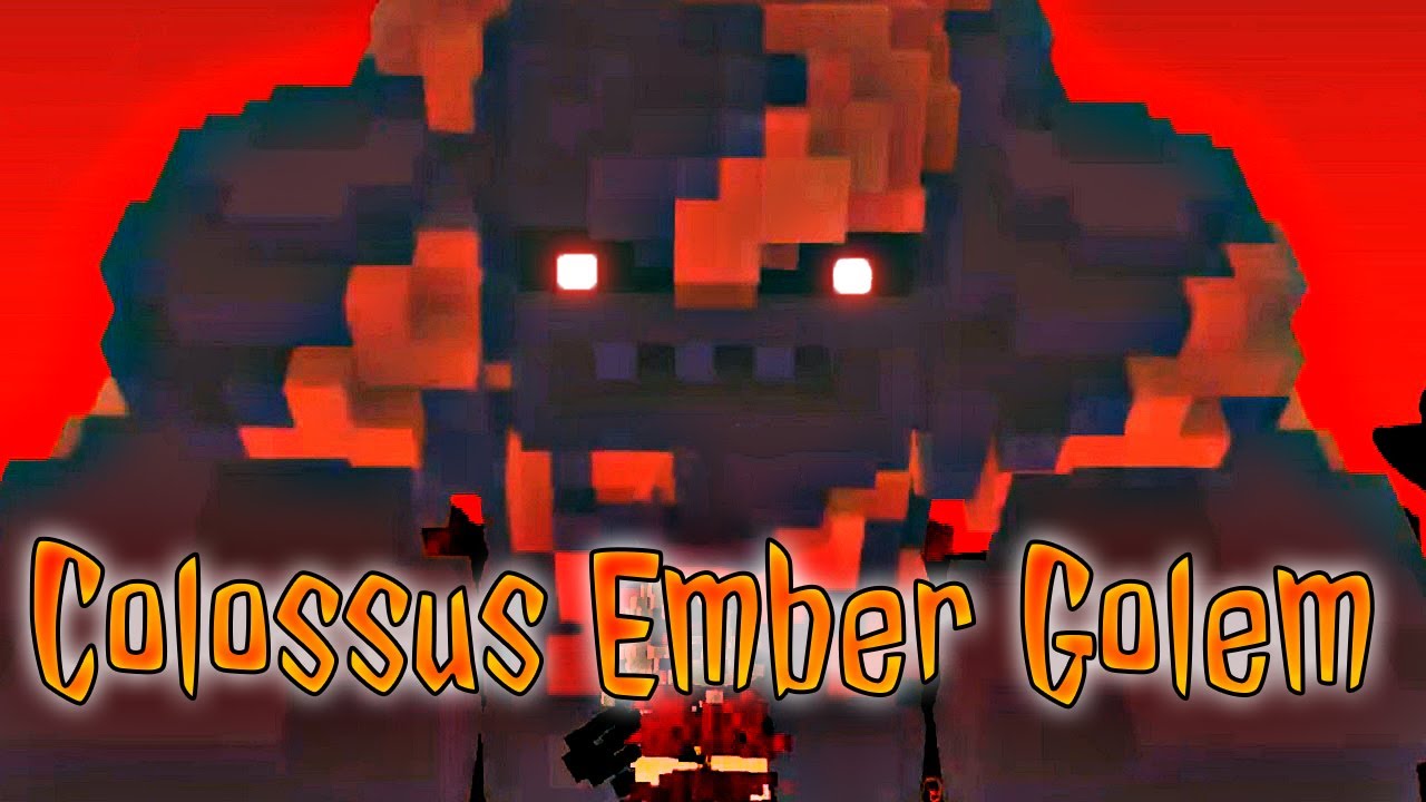 BOSS EMBER GOLEM Cube World - YouTube