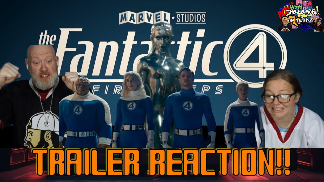 FANTASTIC FOUR: FIRST STEPS | OFFICIAL TRAILER REACTION!! | Silver ...