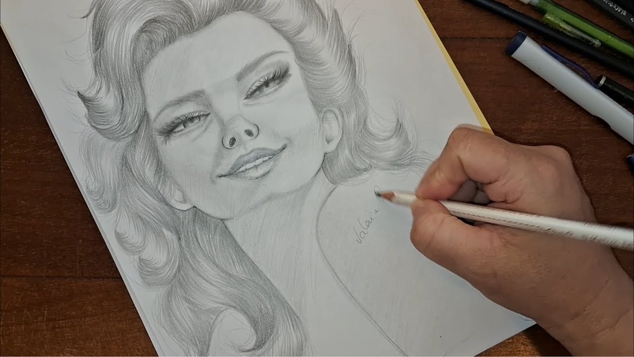 Como Desenhar Um Rosto Feminino Desenho Iniciante Como Que Eu Desenho