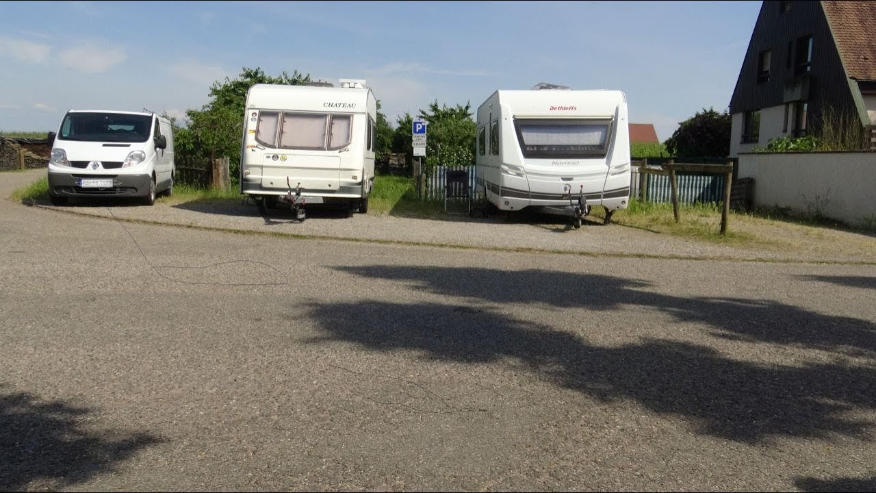 St. Hippolyte Elsaß kostenloser Stellplatz ohne alles - YouTube