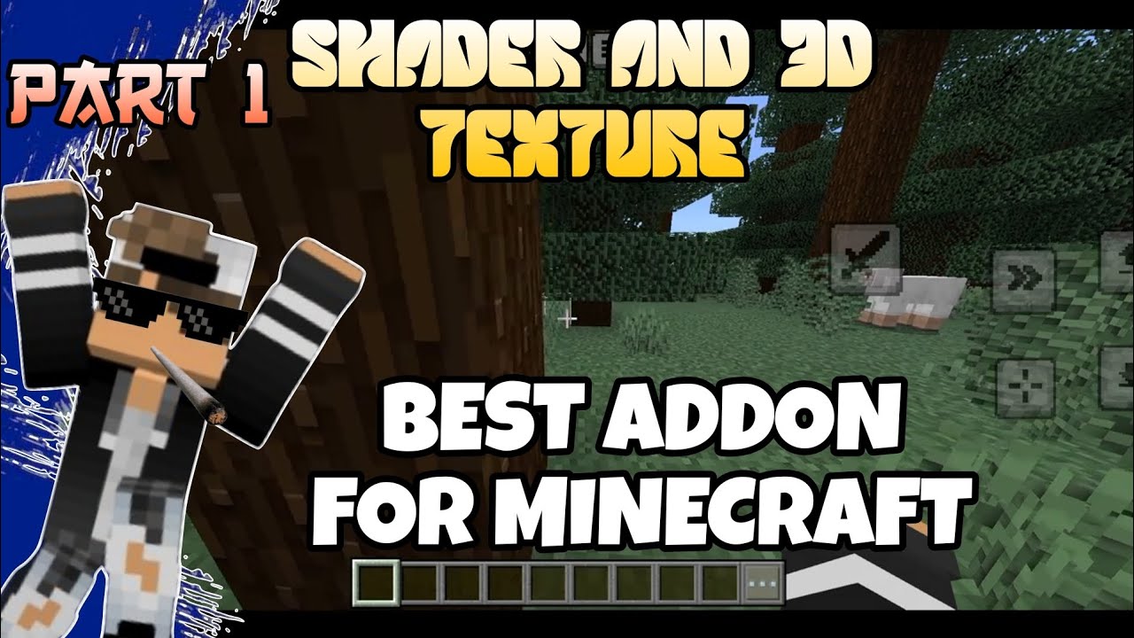 Best Addon For Minecraft shader and 3d texture pack||MINECRAFT ADDON ...