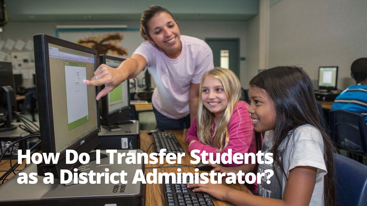 How Do I Transfer Students as a District Administrator? - YouTube