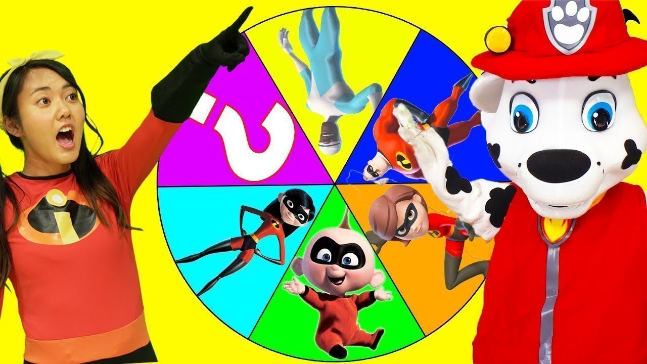 Giant Smash Game & Spin The Wheel with Ellie Sparkles | Ellie Jr. - YouTube