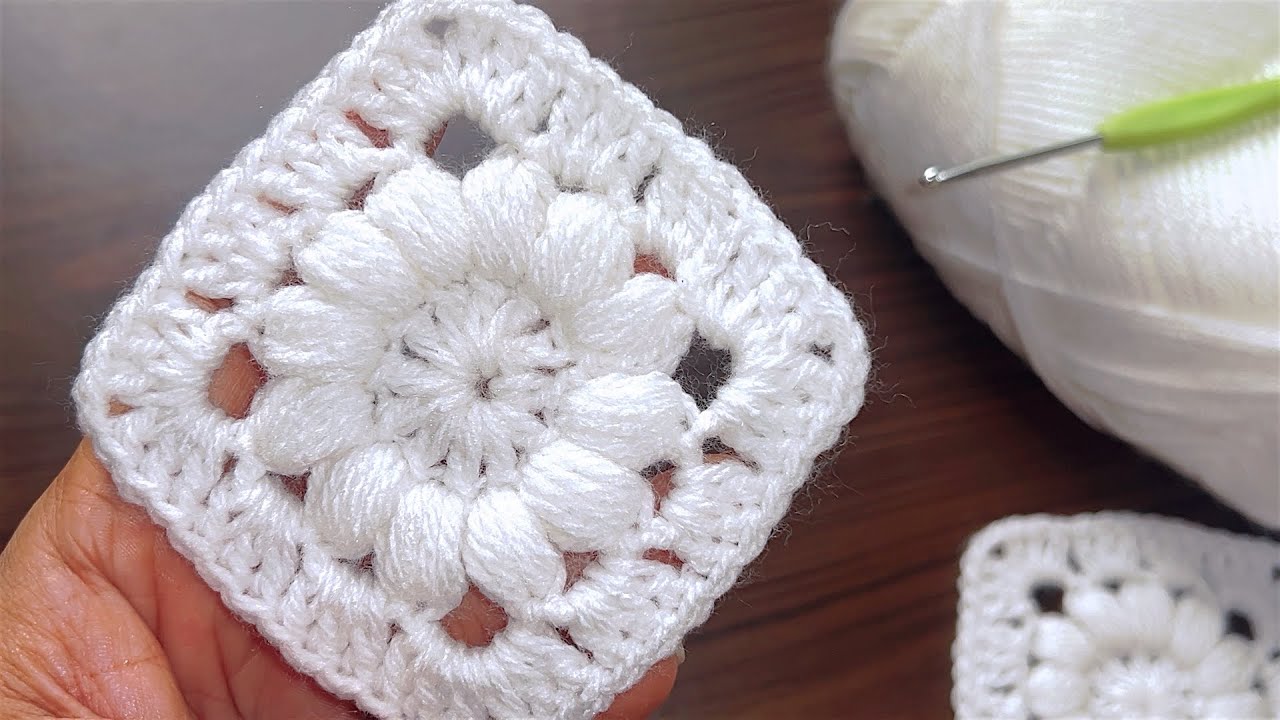 EASY CROCHET! 🥰🌸How to crochet agranny square for beginners / Step by ...
