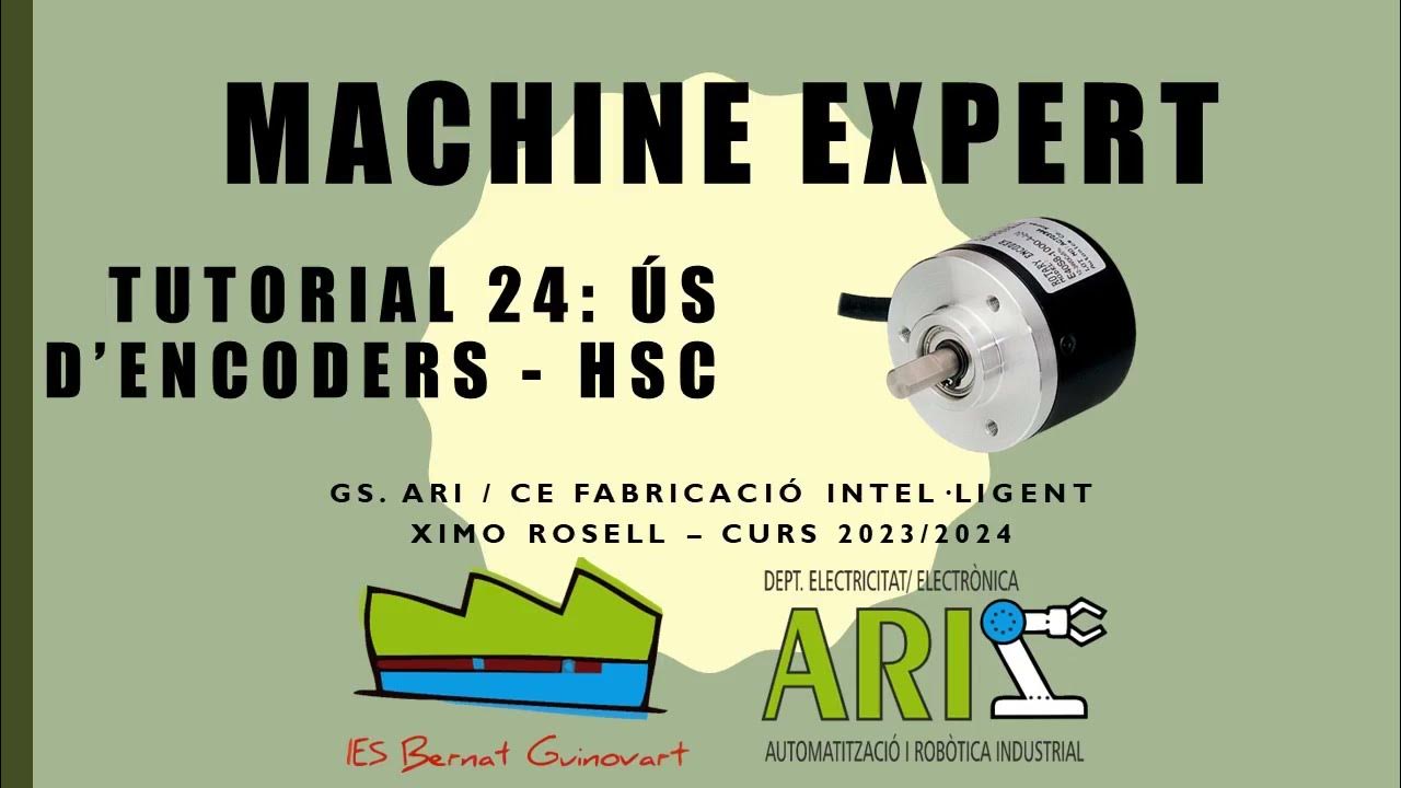 Schneider Machine Expert. Tutorial 24. Ús d'encoders. HSC. High Speed Counters. - YouTube