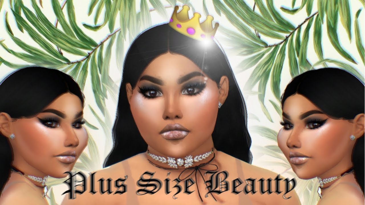 SIMS 4 🍍 | Plus Sized Beauty Challenge/Tag. + DOWNLOAD 👑 - YouTube
