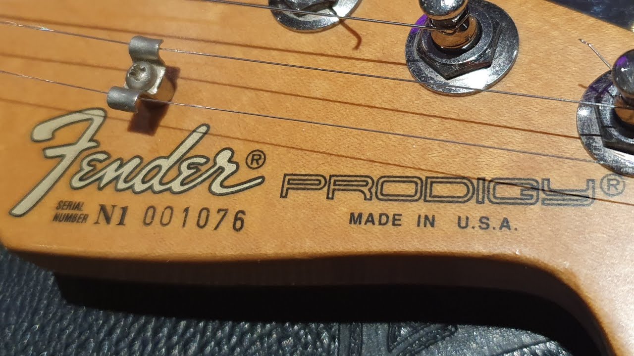 RARE 1991 Fender Prodigy American Strat USA Offset Body HSS - YouTube