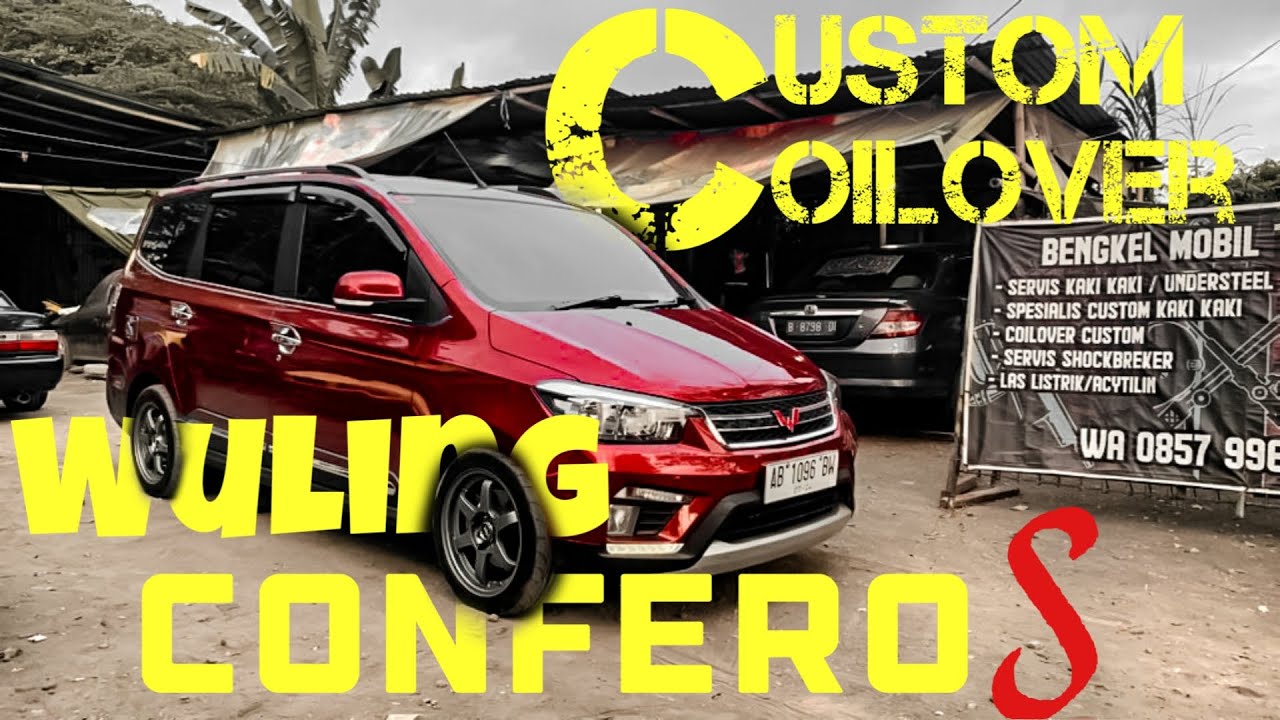 Modifikasi Wuling Confero,Costum Coilover,Ceper Nyaman - YouTube