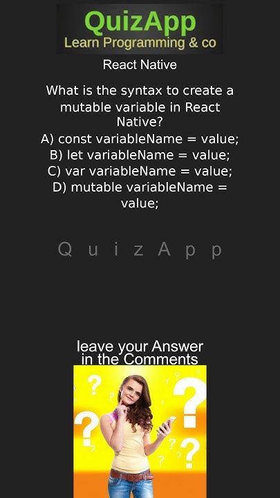 React Native What Is The Syntax To Create A Mutable Variable In React 
