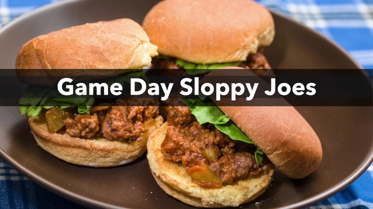Game Day Sloppy Joes - YouTube