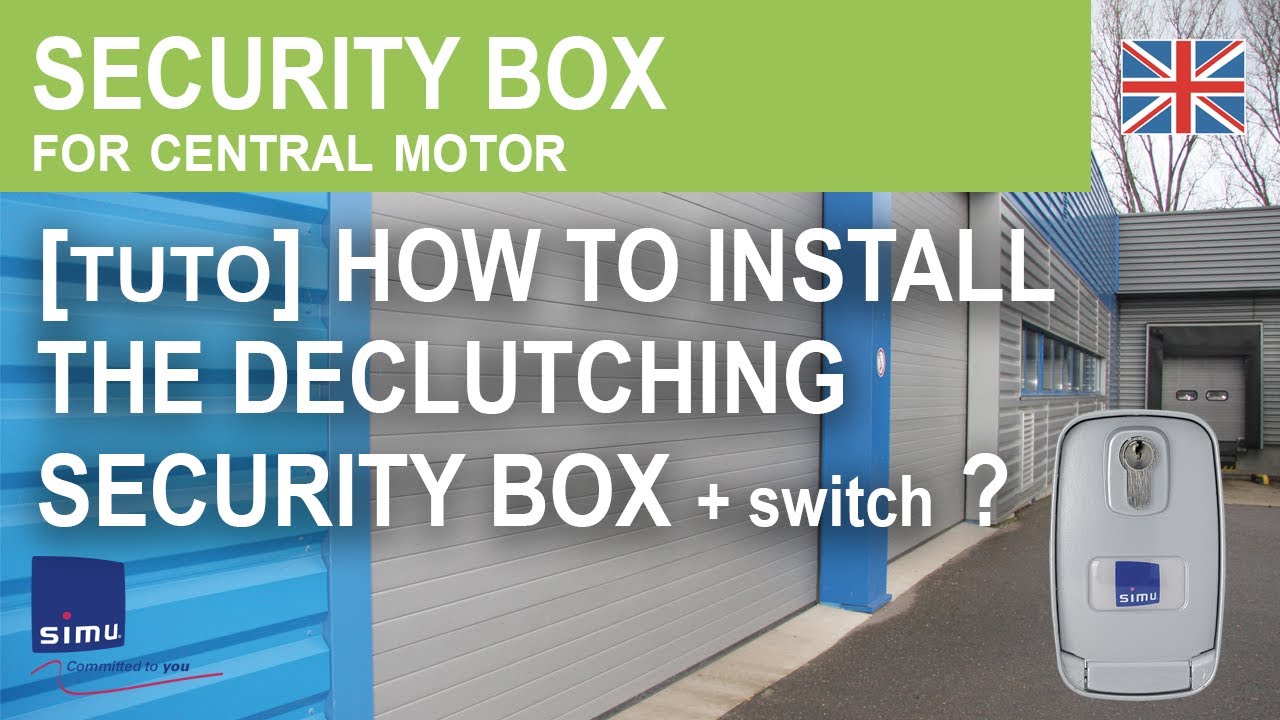 How to install the declutching security box + switch ? - YouTube