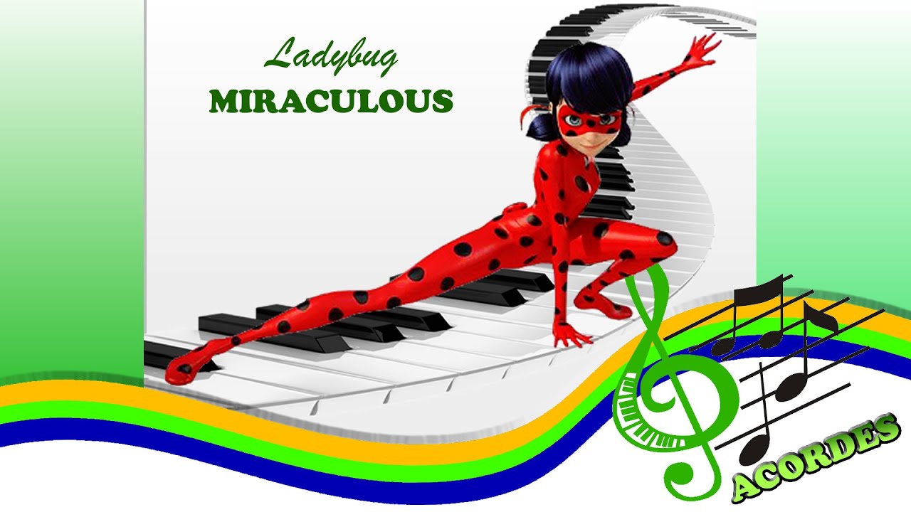 Ladybug - Miraculous | Piano - Tutorial com Partitura - Acordes - YouTube
