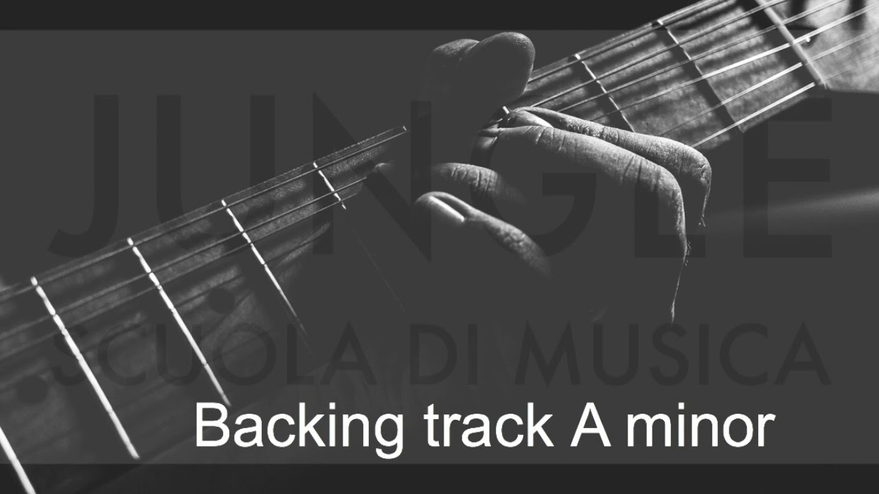 Backing Track A minor ROCK Style 94 bpm - YouTube