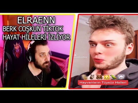 Elraenn Berk Coşkun TikTok Hayat Hileleri İzliyor