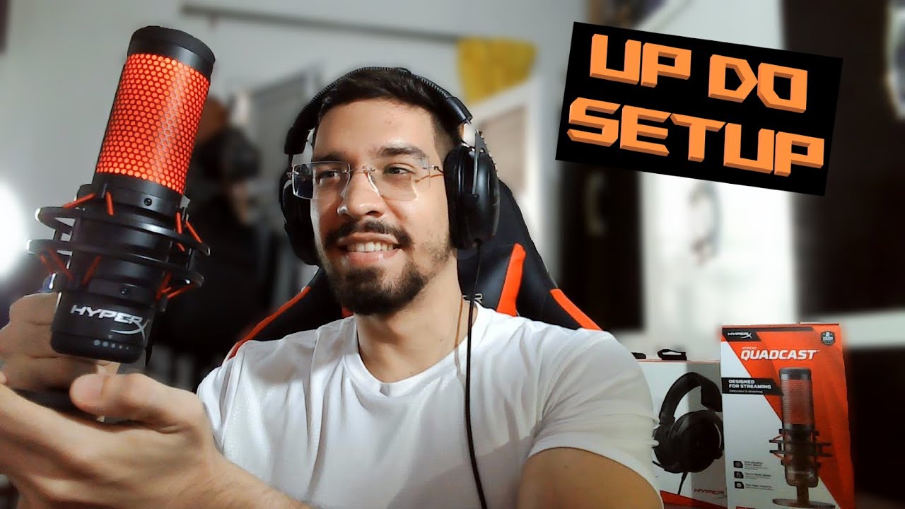 UP DO SETUP - UNBOXING E TESTES DO MICROFONE HYPERX QUADCAST - YouTube