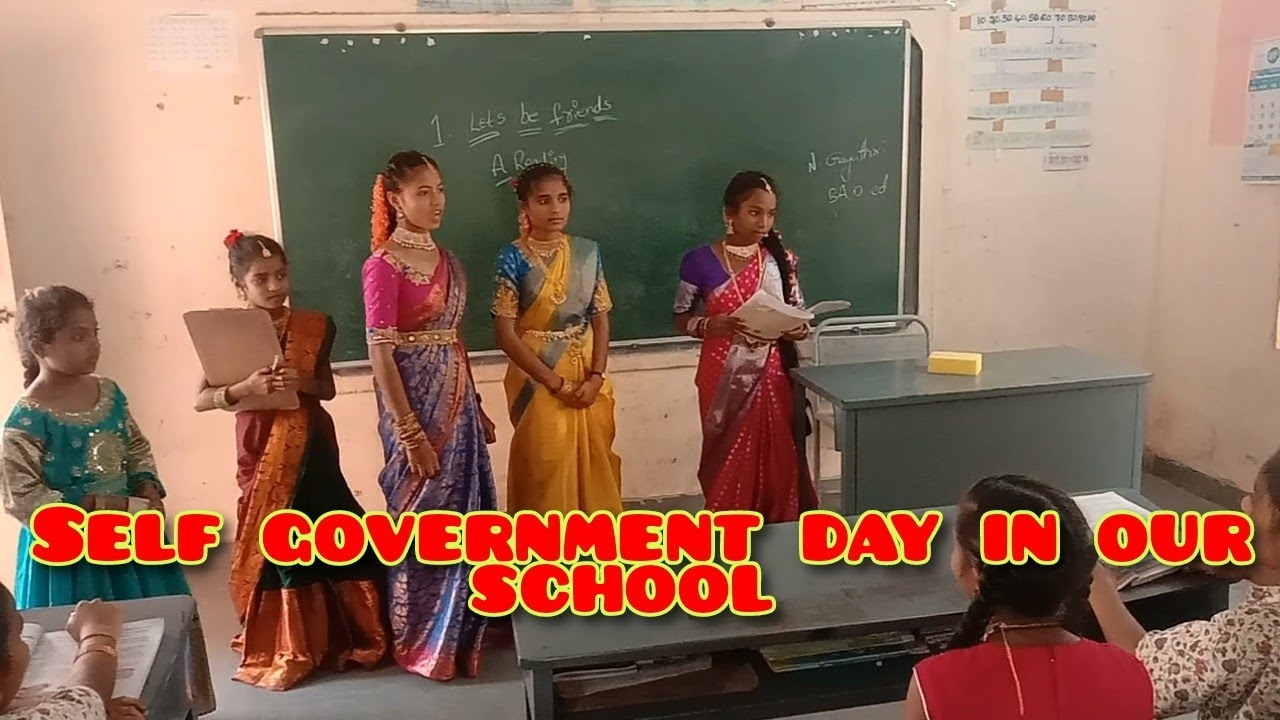 self government day | ATDO madam visiting in our school || - YouTube