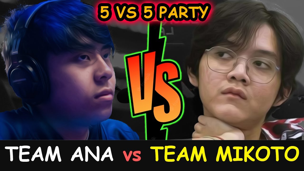 PUBLIC PARTY 5 VS 5 - TEAM ANA VS TEAM MIKOTO DOTA 2 - YouTube