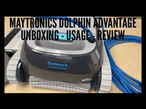 Maytronics Dolphin Advantage Unboxing Usage and Review - YouTube