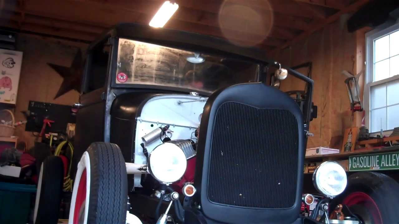 Y block hot rod - YouTube