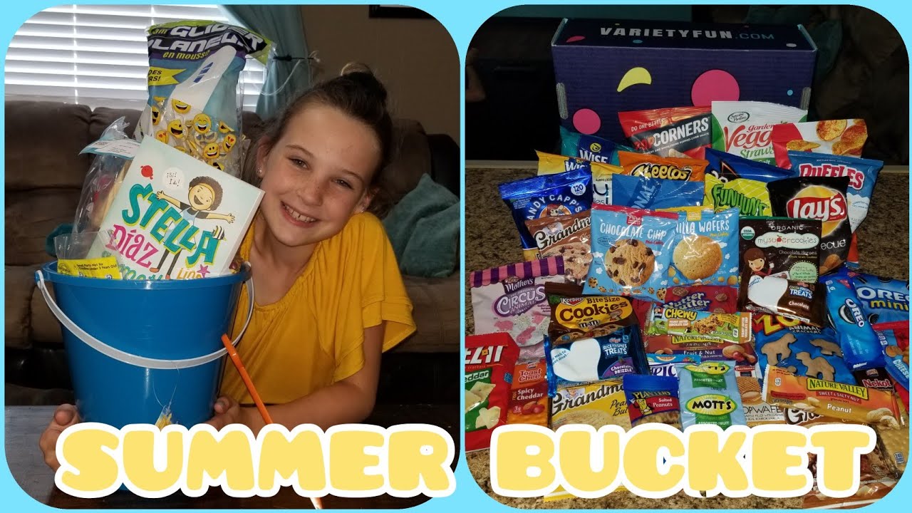 Variety Fun Box ☆ Fun Summer snacks | Summer Bucket - YouTube