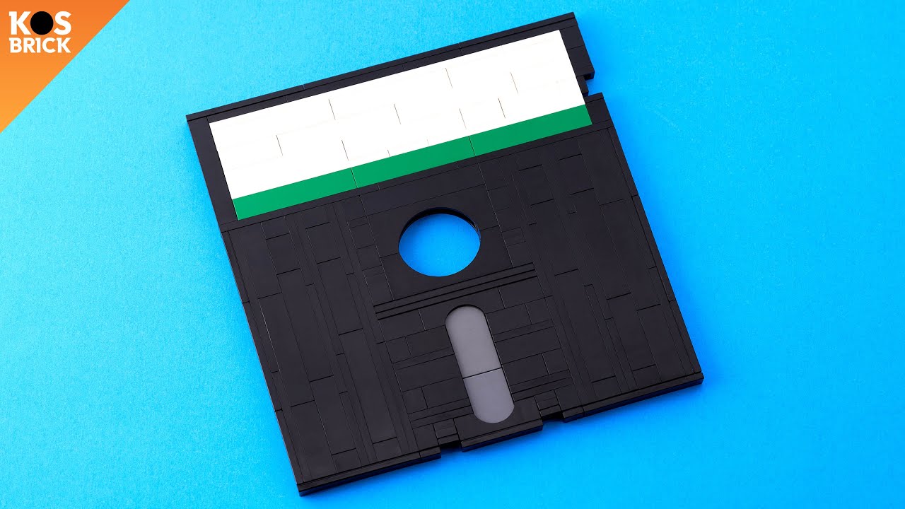Lego Floppy Disk 5.25 inch (Tutorial) - YouTube