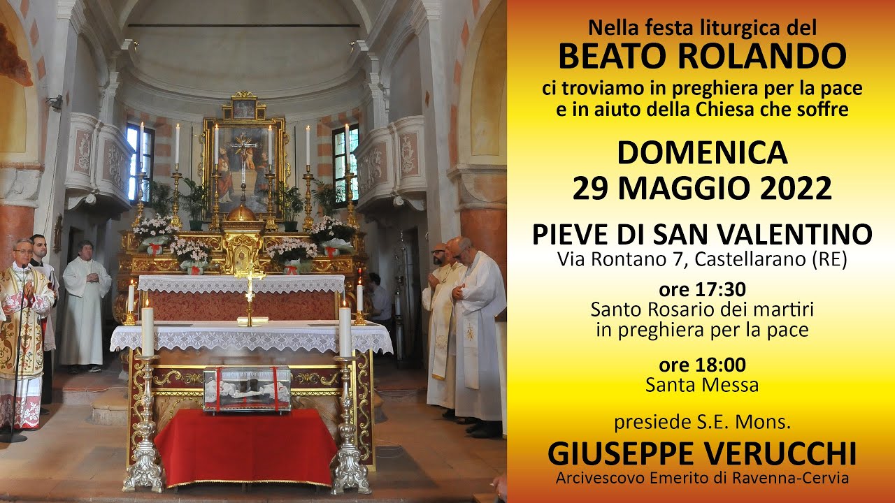Festa liturgica del Beato Rolando Rivi Martire - 29 maggio 2022 - YouTube