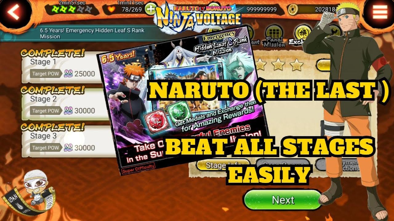 HIDDEN LEAF S RANK PART 2 WITH NARUTO (THE LAST) // NARUTO X BORUTO ...