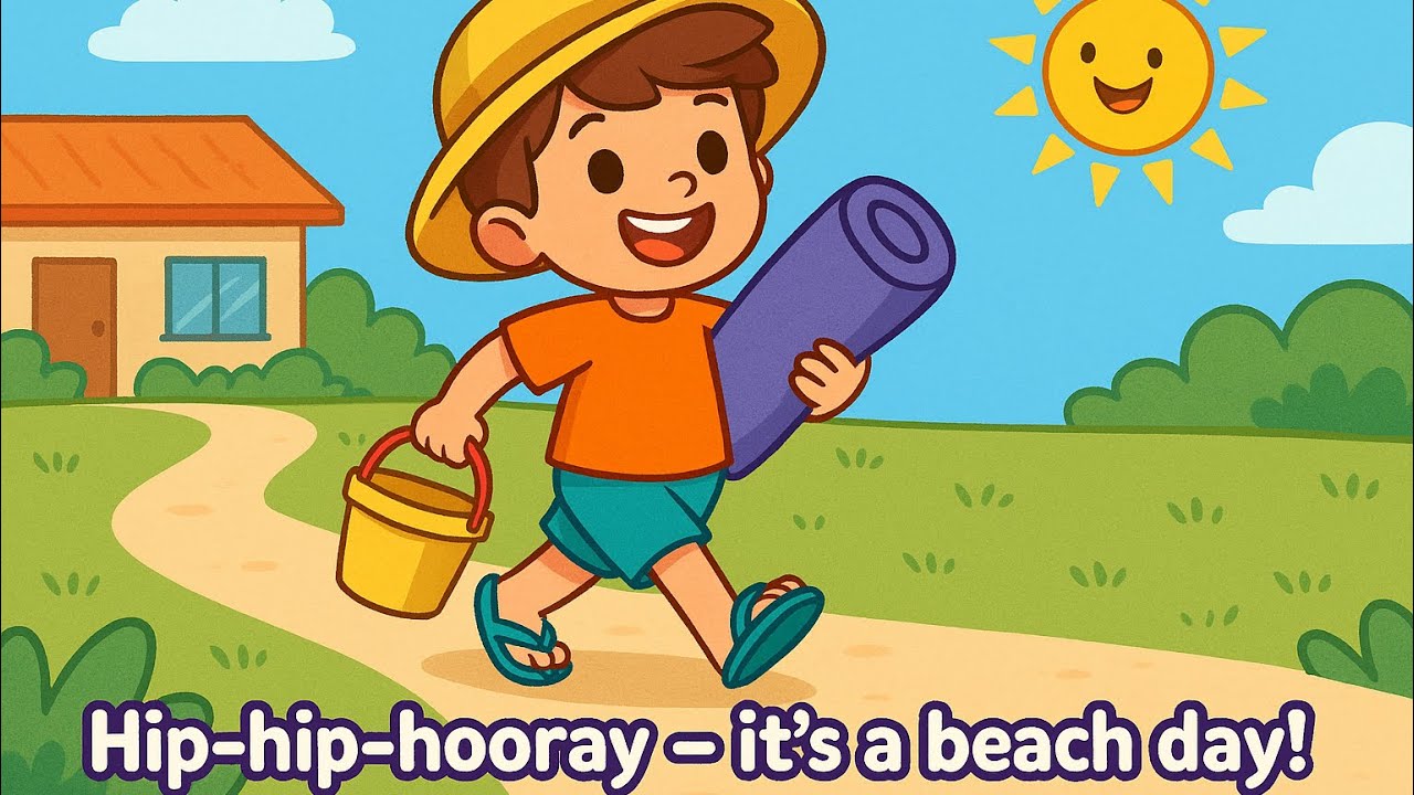 Beach Day Fun Song for Kids! 🏖️ | Sing, Splash & Play in the Sun! 🌞 ...