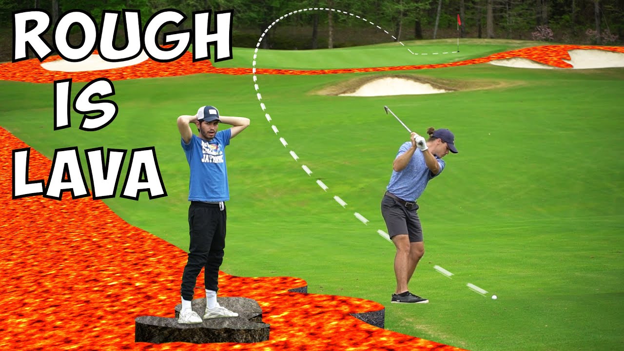 The Rough Is Lava Golf Challenge - YouTube