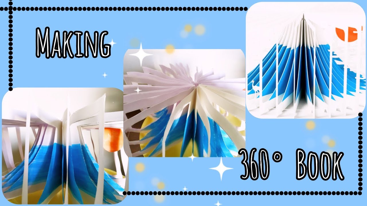 Making A 360° Book | Mount Fuji Book - Tutorial - YouTube