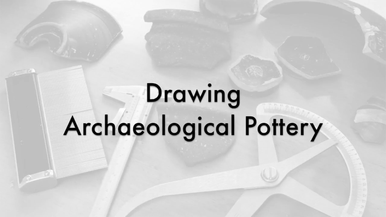 Drawing archaeological pottery - Base of vessels - 3 - YouTube