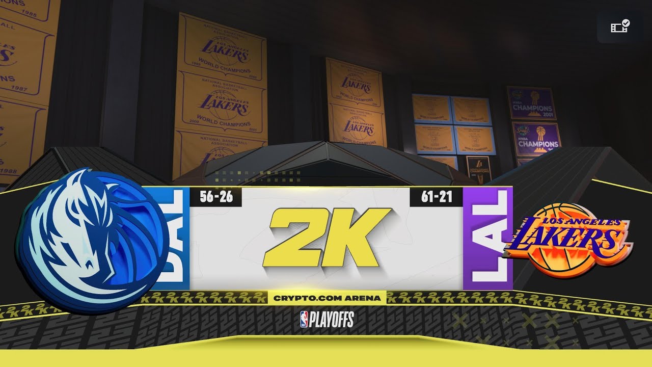 2nd Hal f(3)Mavericks @ (1)Lakers. Western Conference Finals. NBA 2K25 ...