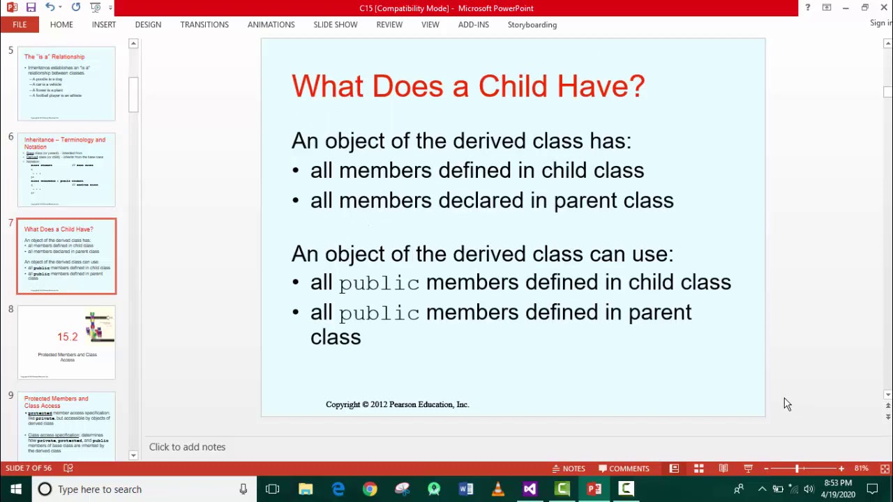 Inheritance In C Oop Urdu Hindi Video Tutorial Youtube