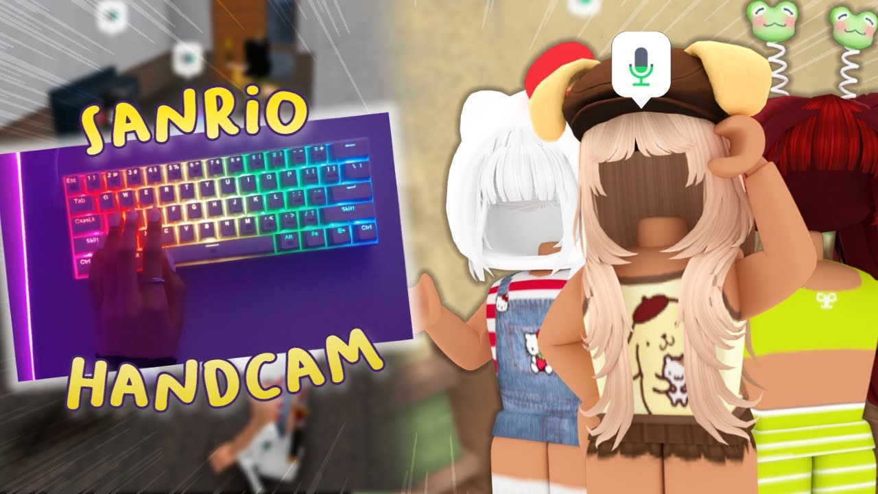 MM2 HANDCAM asmr as SANRIO Characters *FUNNY MOMENTS voicechat* - YouTube