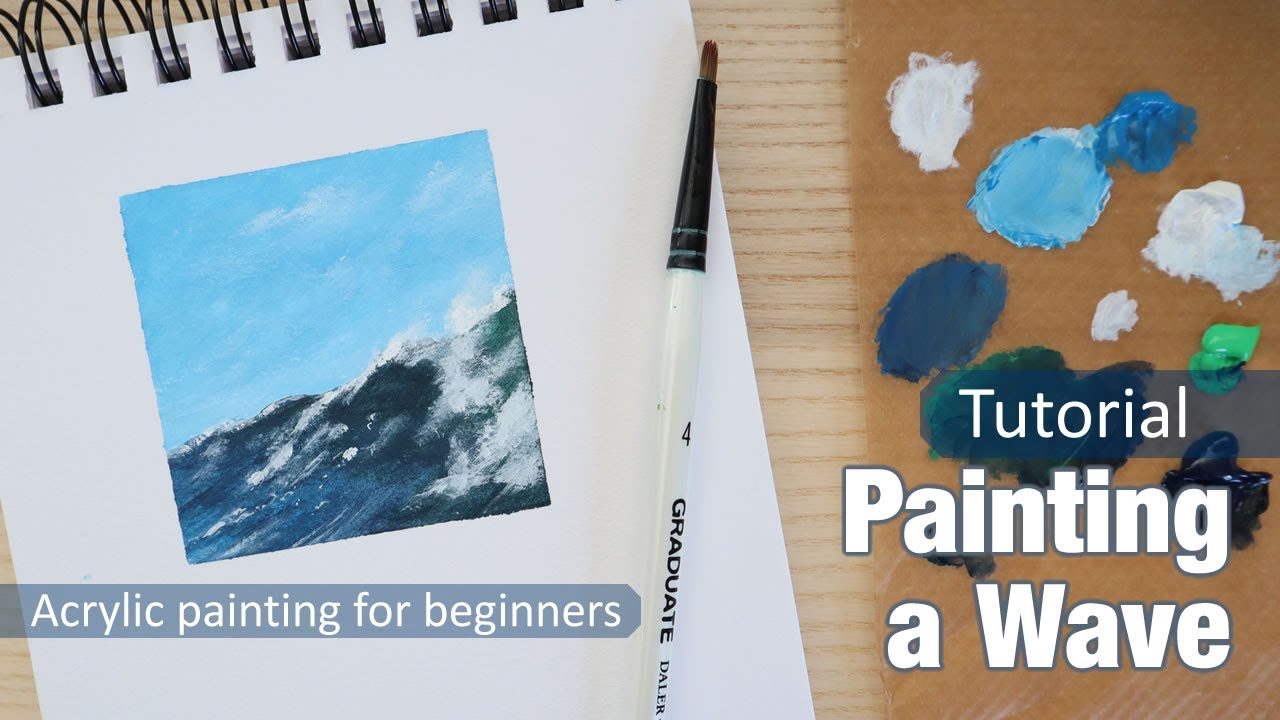 How to Paint a Wave - YouTube