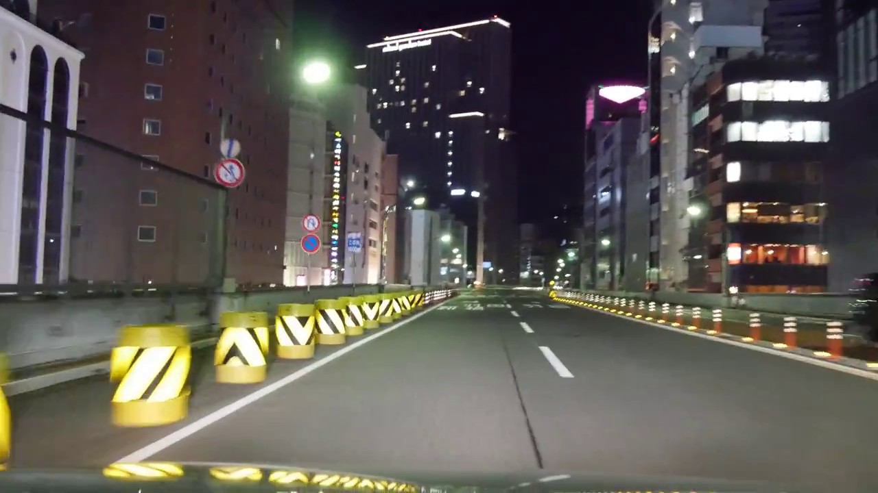 Tokyo highway night drive 4K 2016 - YouTube