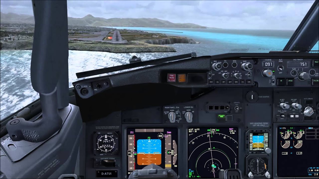 VOR DME Approach Runway 27 at Heraklion with Contact-Approach and ...