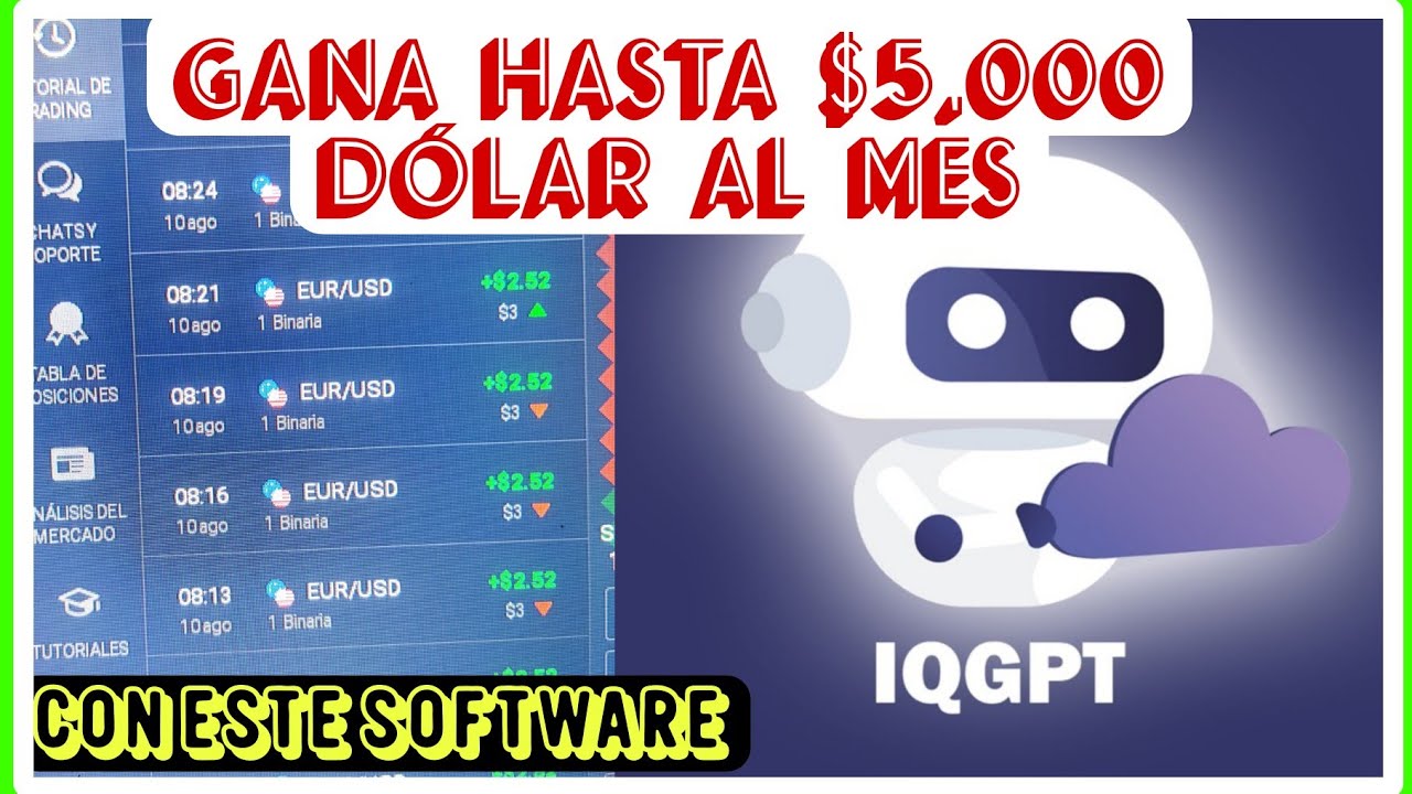 Que es IQ GPT BOT | Gana $5,000 Dolar Con Ese Robot En Automático De ...