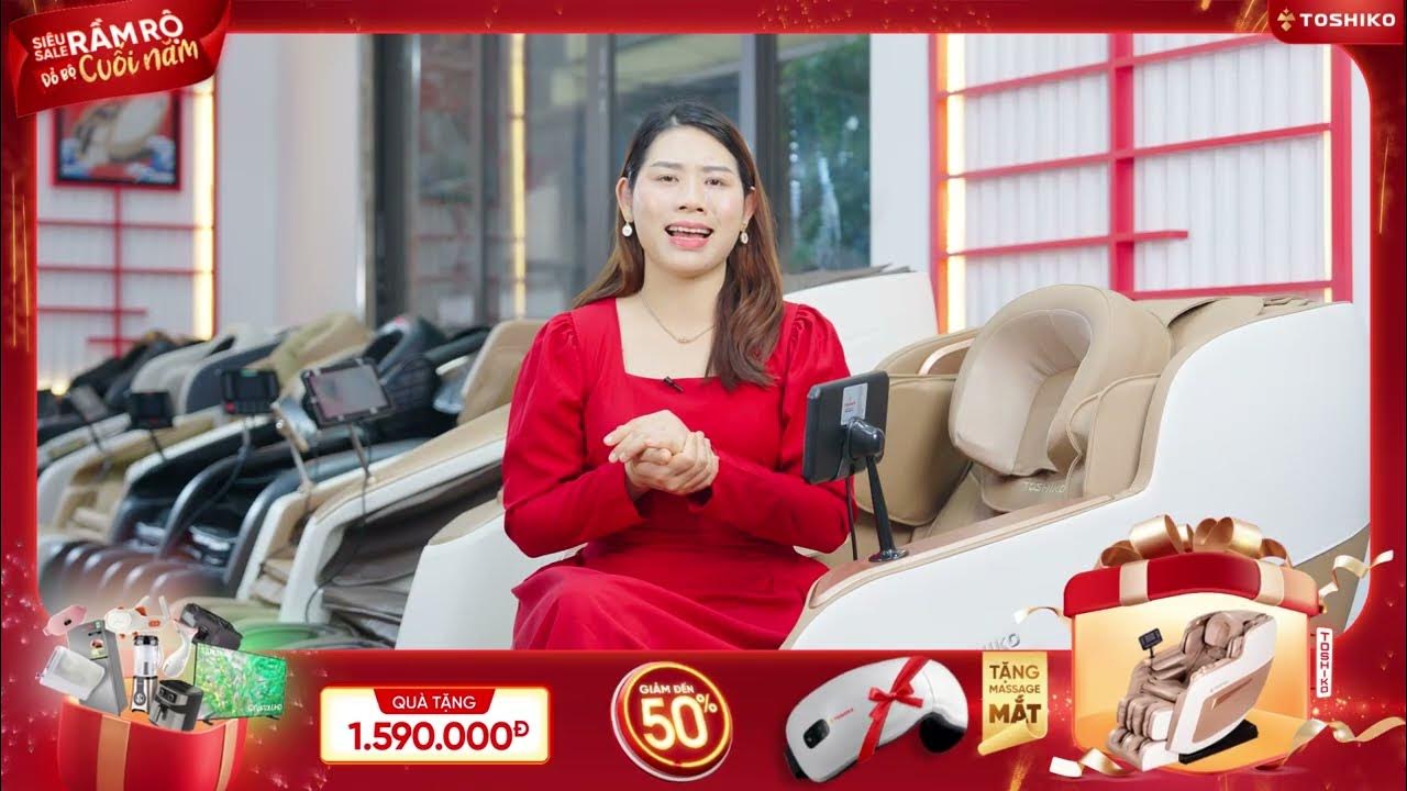 Siêu Sale Cuối Năm Ghế Massage Toshiko T81 Tới 50% - YouTube