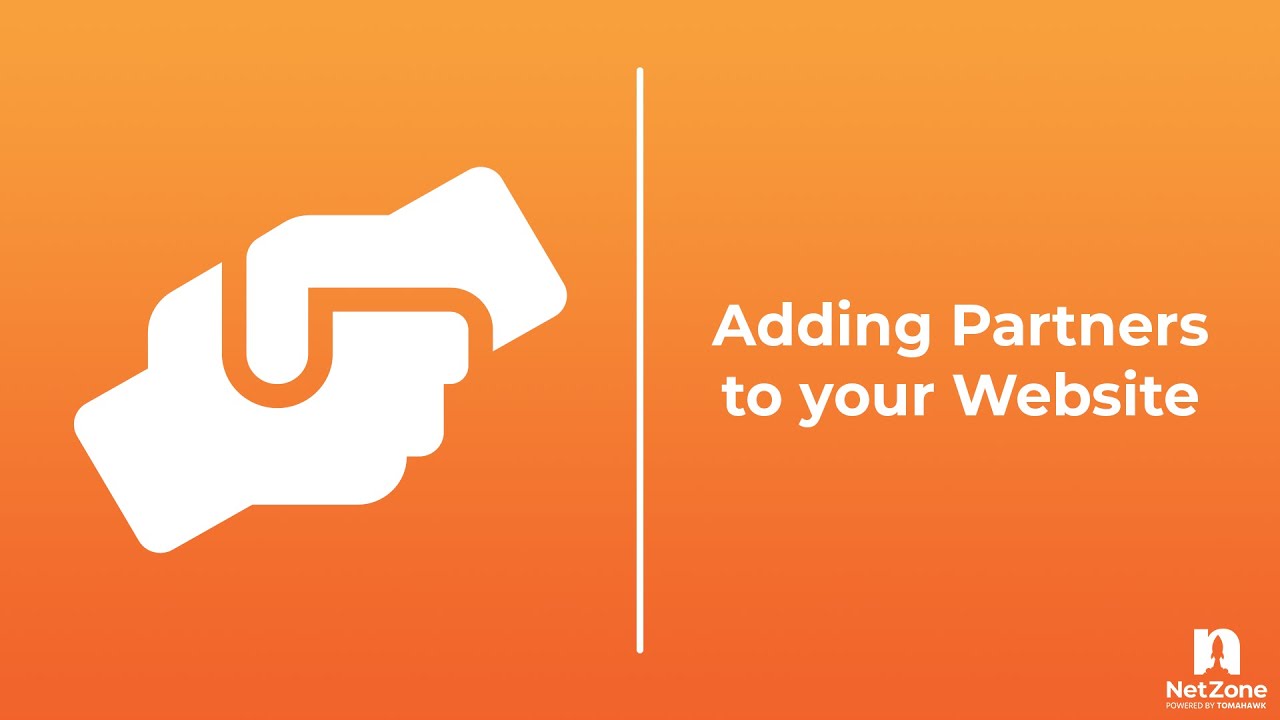NetZone CMS 101: Adding Partners to your Website - YouTube