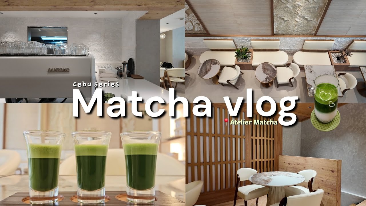 food diaries: visited a newly-opened matcha shop vlog | Atelier Matcha ...
