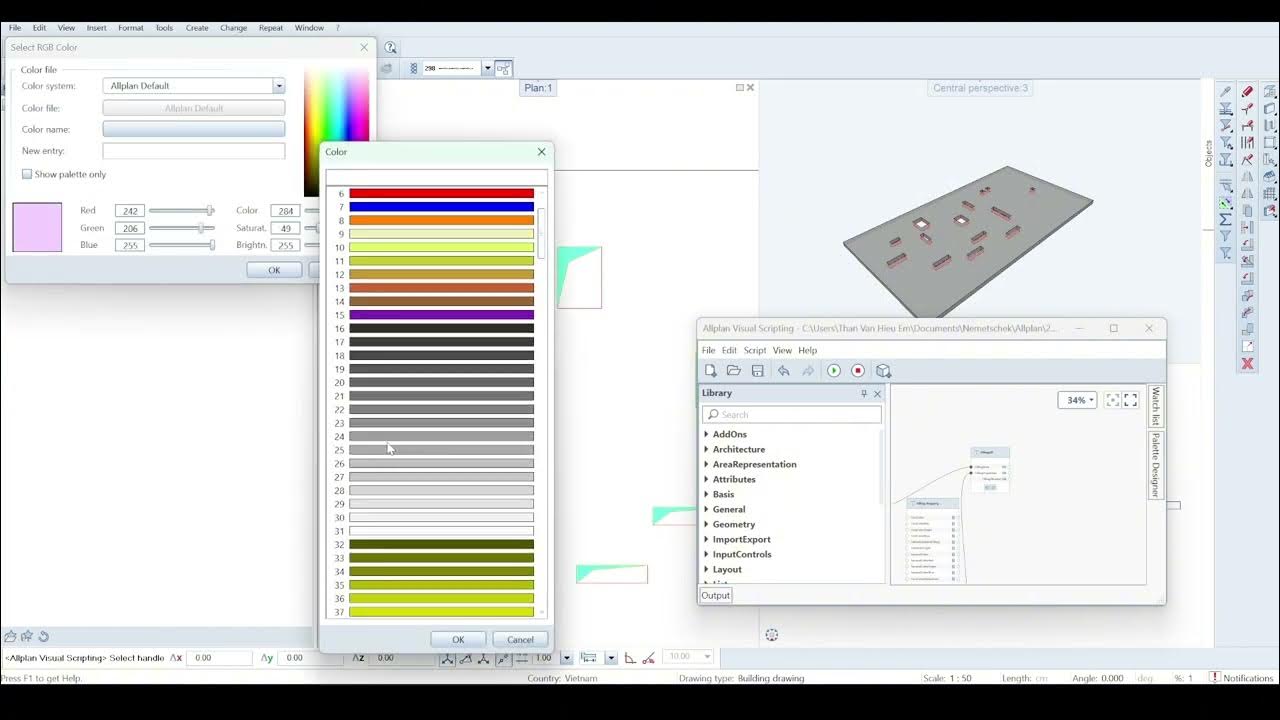 [ALLPLAN VISUAL SCRIPTING] - Automatically symbol 2D for the Slab opening. - YouTube