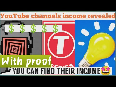 YouTube channels income revealed|How to find ones YouTube income|Income ...