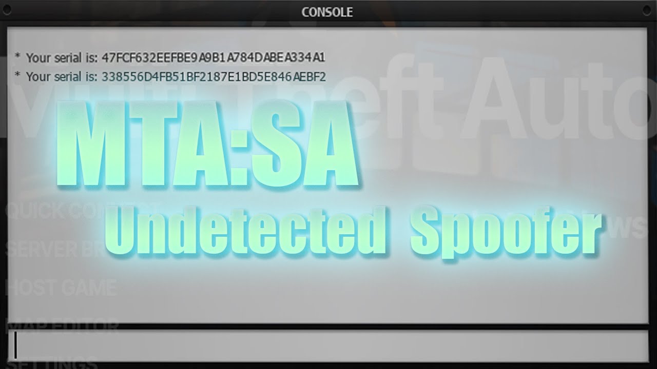 MTA:SA Spoofer | Undetected Method | Free Spoofer - YouTube