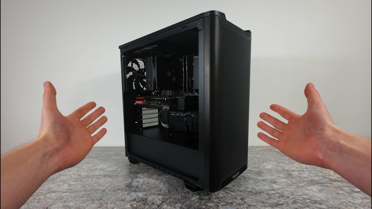 5 minutes of BUILDING a GAMING PC | FULL BLACK POV PC BUILD | Ryzen 5 ...