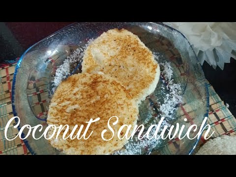 Coconut sandwich/ healthy breakfast/5 minute recipe / quick and easy ...