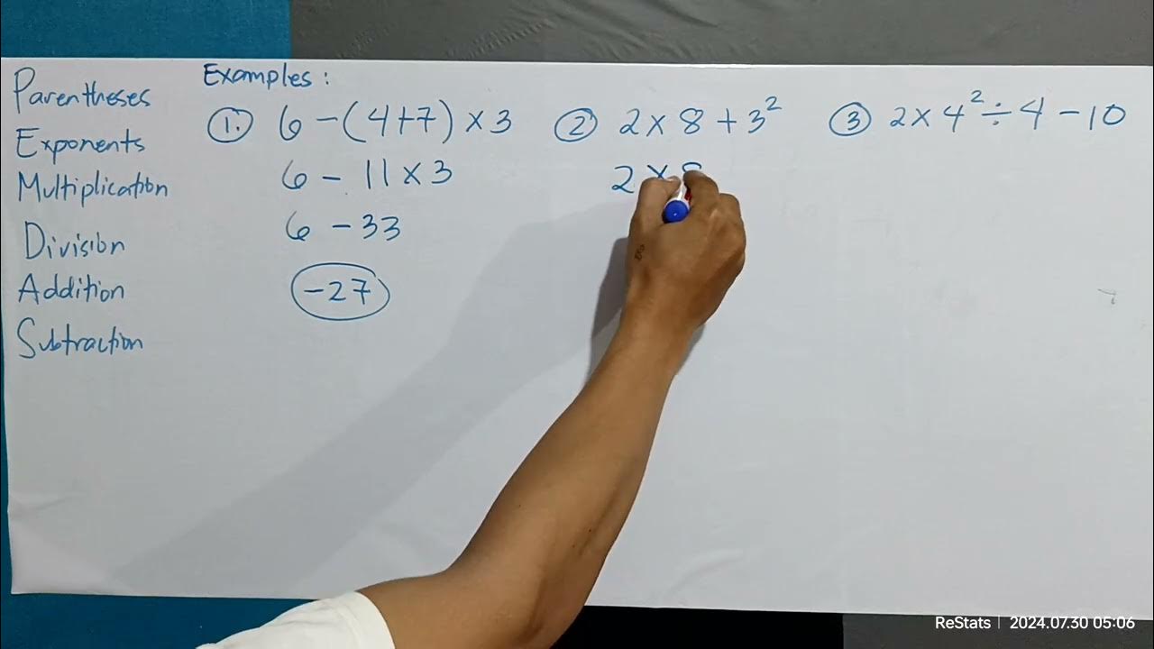 PEMDAS Rule: Review of the order of operations - YouTube